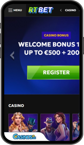 RTBet Casino Mobile App - iOS & Android players accepted