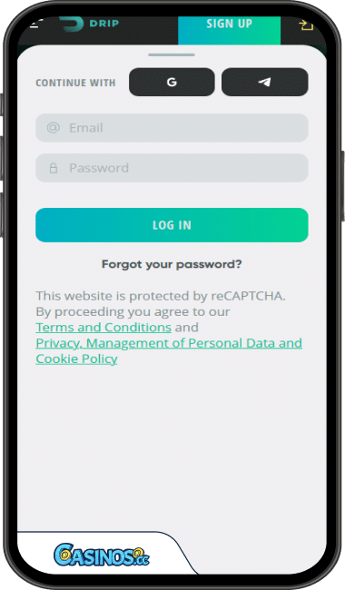 Drip Casino Login - Sign in at your account
